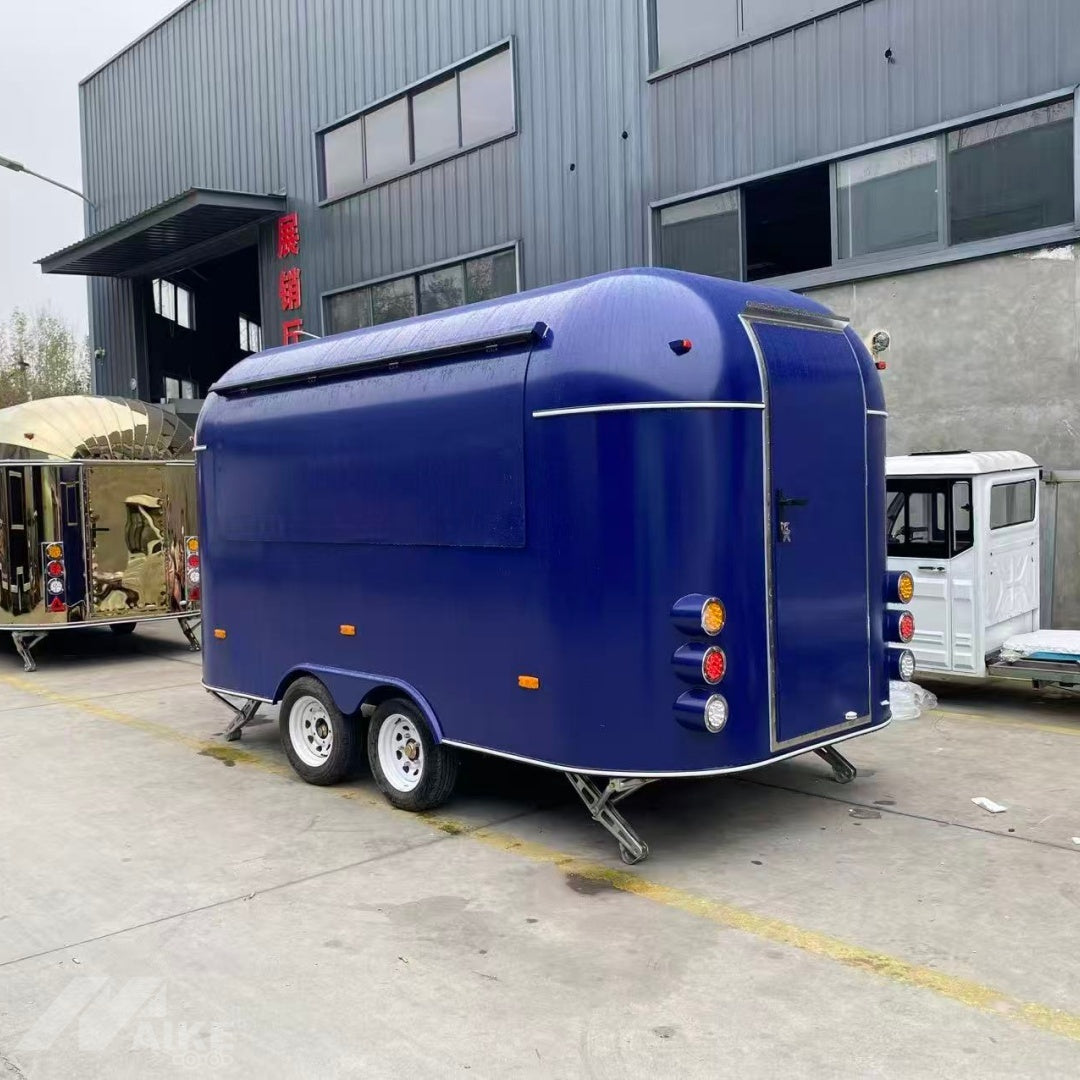 Deep Blue Capsule Food Trailer - Dual Axle Commercial Kitchen – Maichi ...